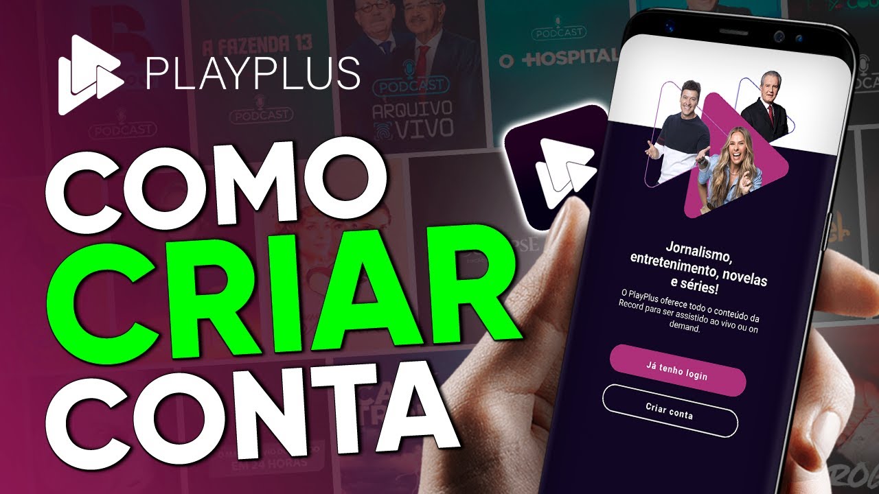 Como CRIAR uma CONTA no PLAYPLUS pelo CELULAR em 2024 - YouTube
