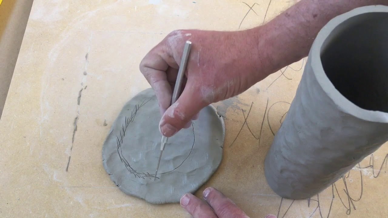 Adding a Bottom to a Soft Slab Cylinder Vase. - YouTube