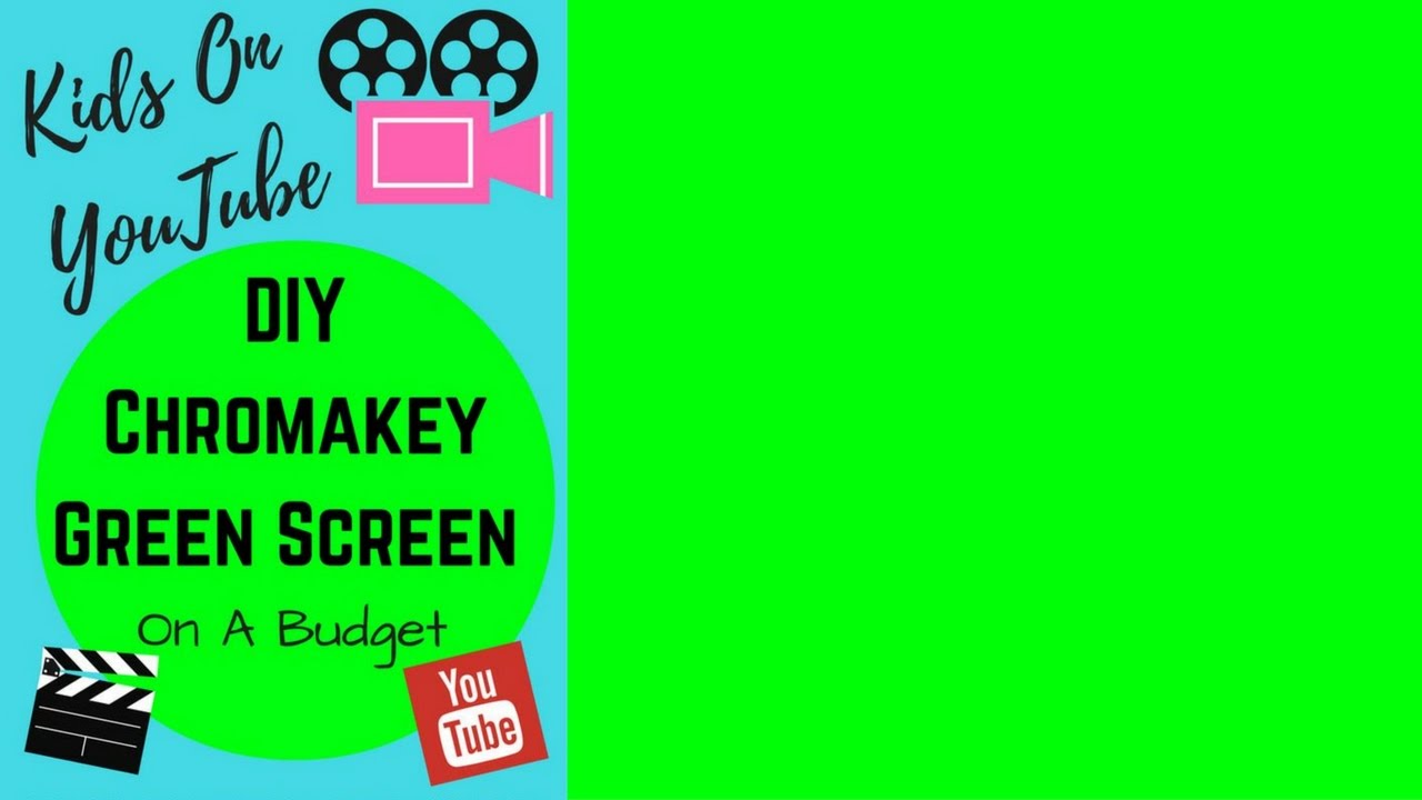How To Make A DIY Green Screen - YouTube