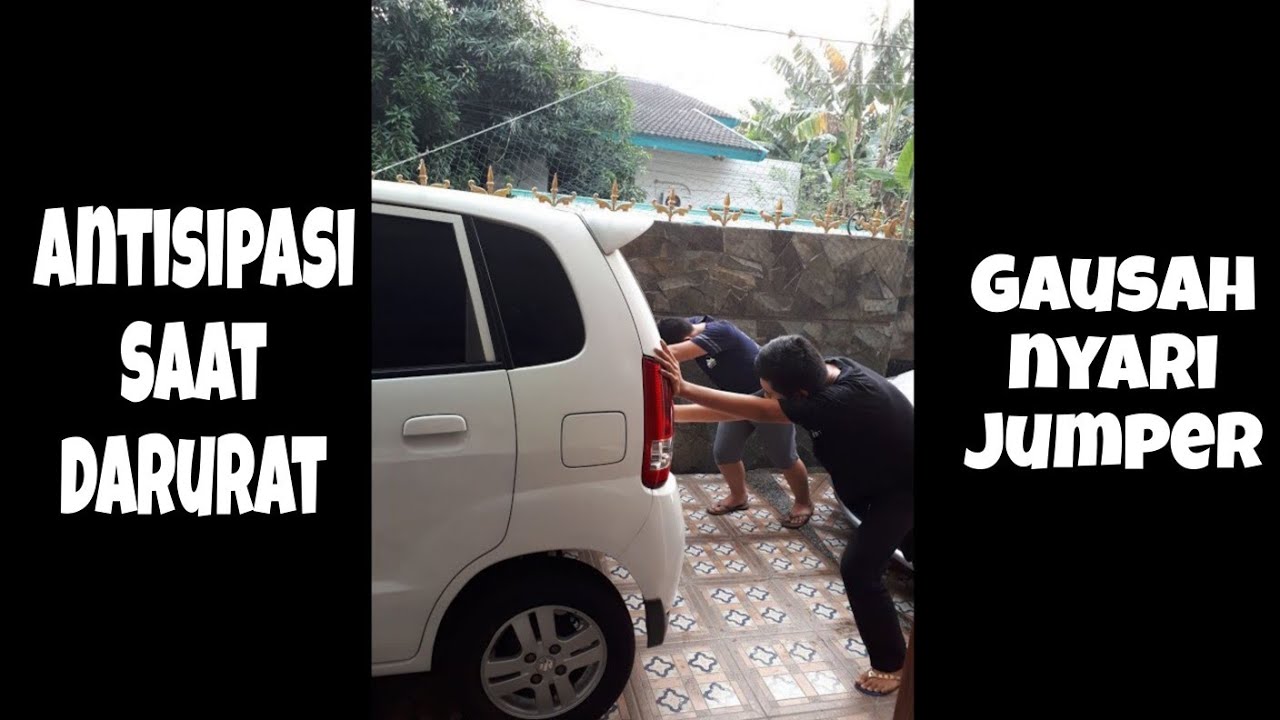 Cara Start Dorong Mobil Manual (Aki Tekor) - YouTube