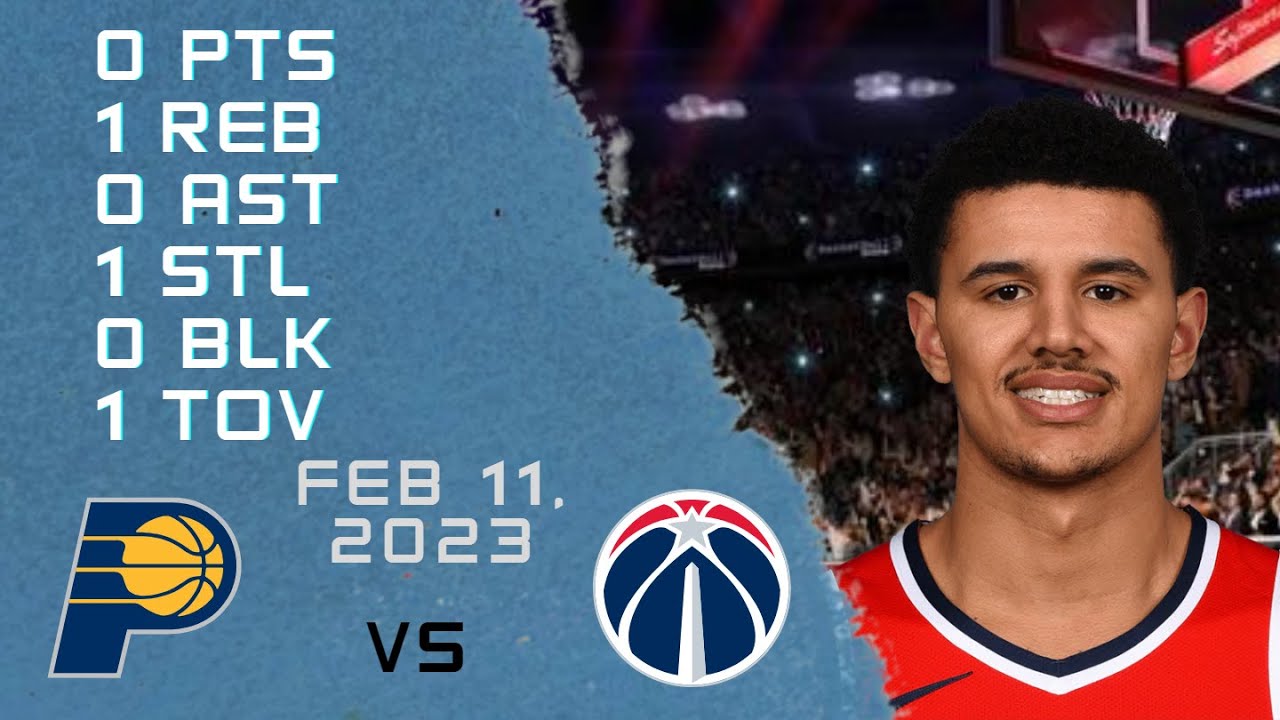 Johnny Davis NBA WIZARDS vs PACERS REGULAR SEASON Highlights - 11-02 ...