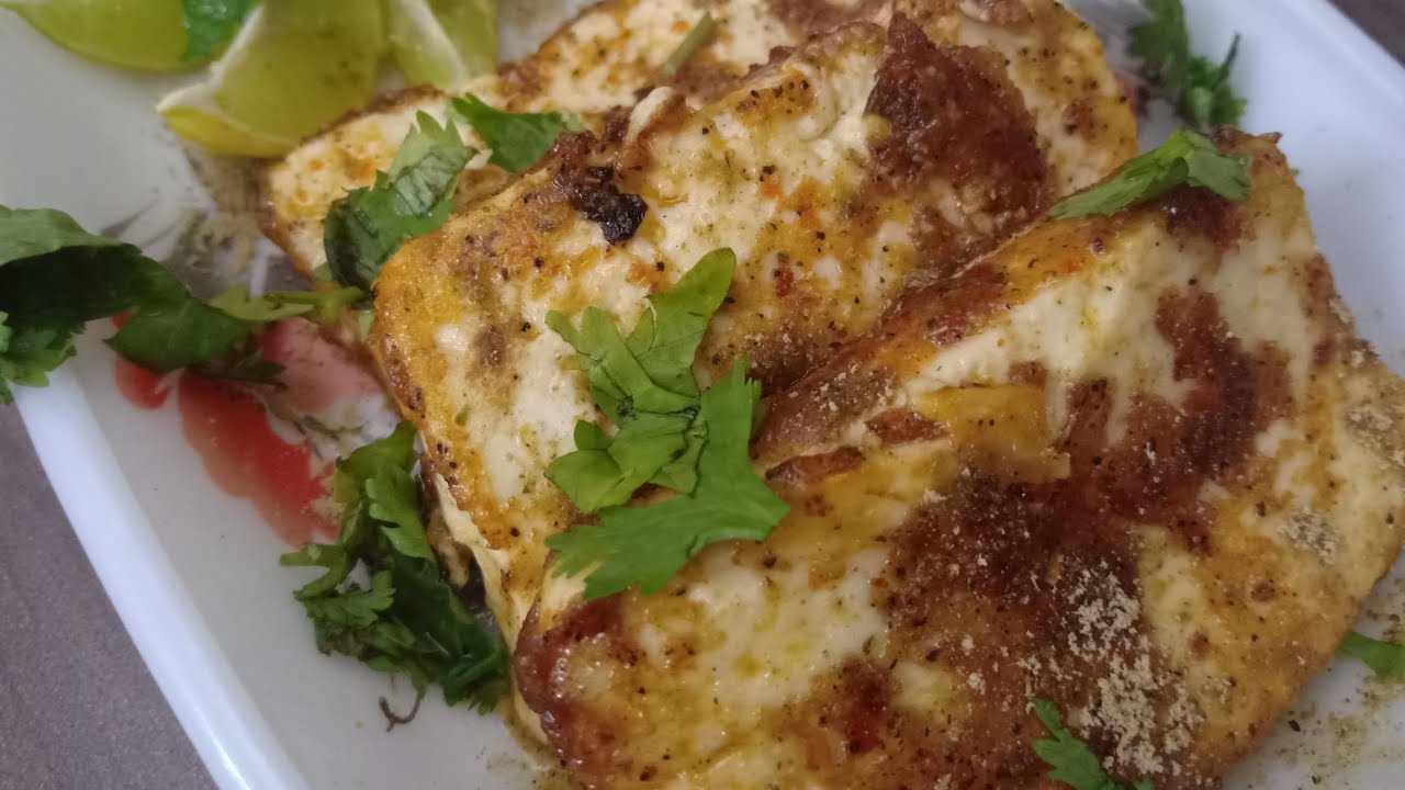 Spicy Garlic Paneer Block - YouTube