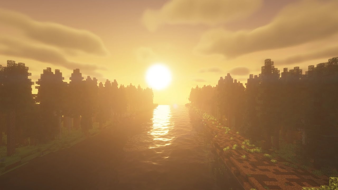 Minecraft Wild Nature Exploration with BSL Shaders and Ambient Sounds 5 ...