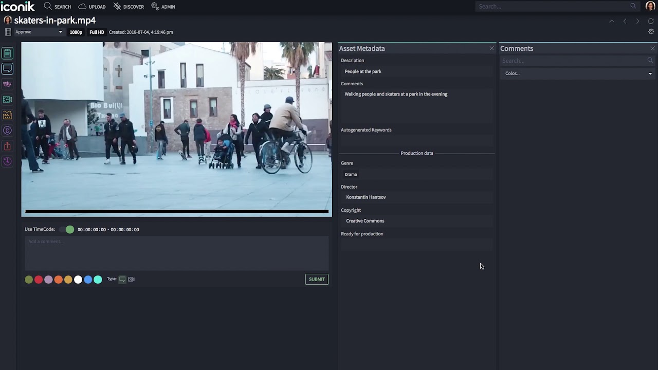 iconik - View and edit metadata - YouTube