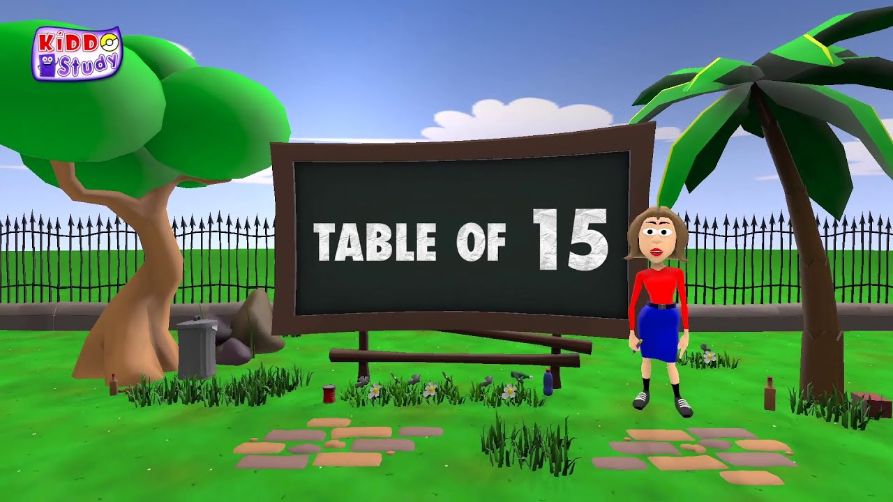 Table of 15 | Musical Table of Fifteen | 15X1 = 15 | Learn ...