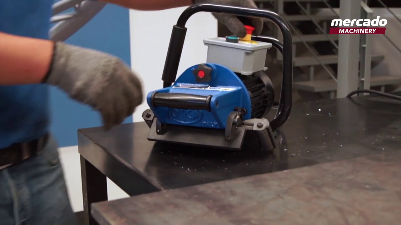 Biseladora portátil modelo Art 760 de OMCA - YouTube