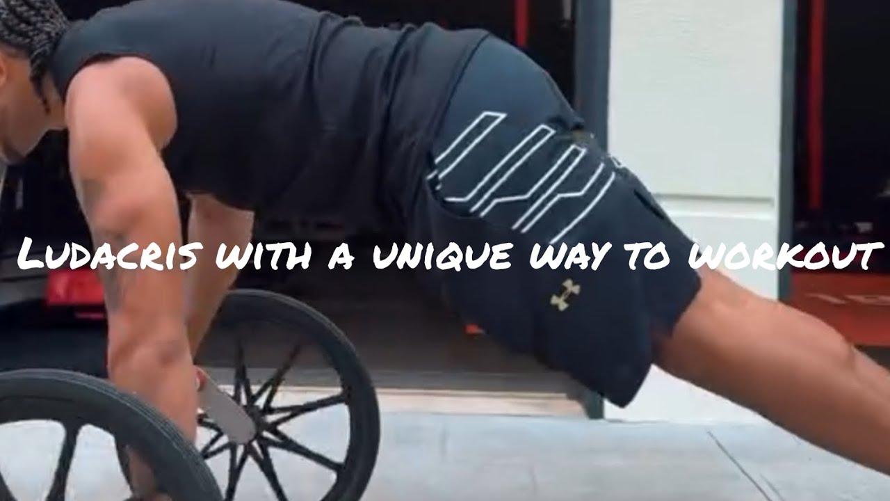 Ludacris with a unique way to workout - YouTube