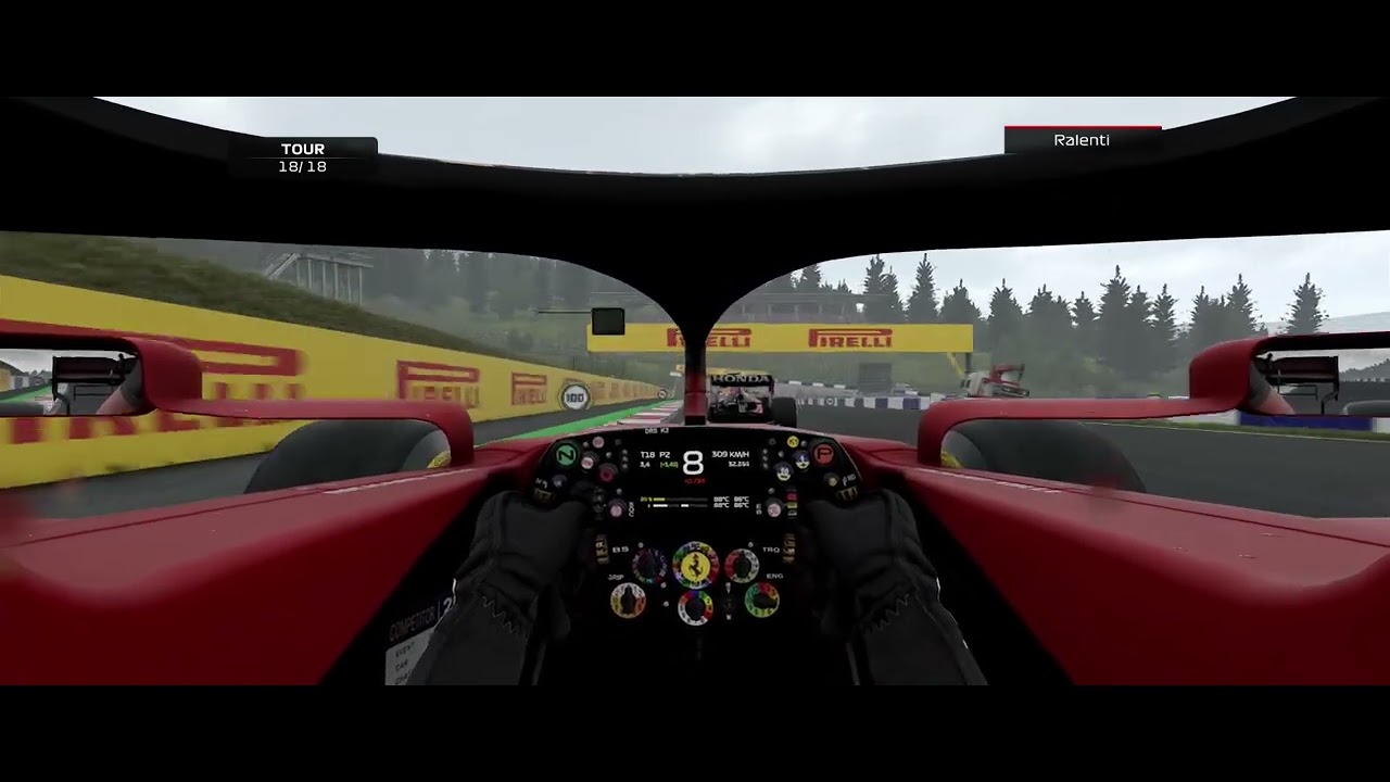 F1 2021 team balance reworked bots fight Red Bull vs Ferrari - YouTube