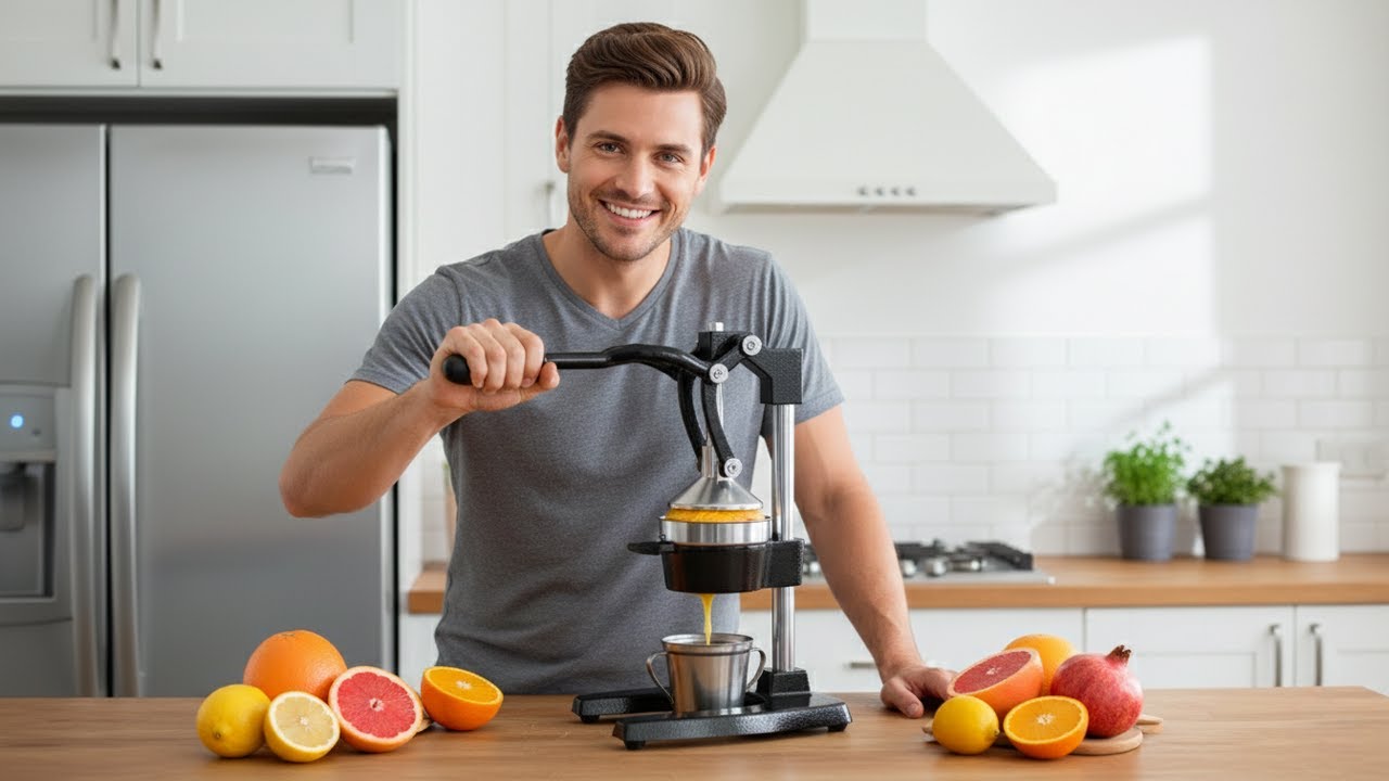Eurolux Cast Iron Citrus Juicer Review: Commercial-Grade Power for ...