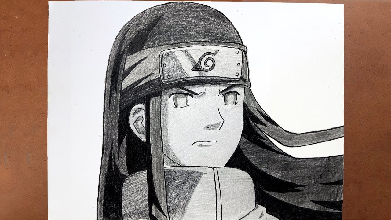 How To Draw Neji Hyuga from naruto shippuden | Anime drawing - YouTube
