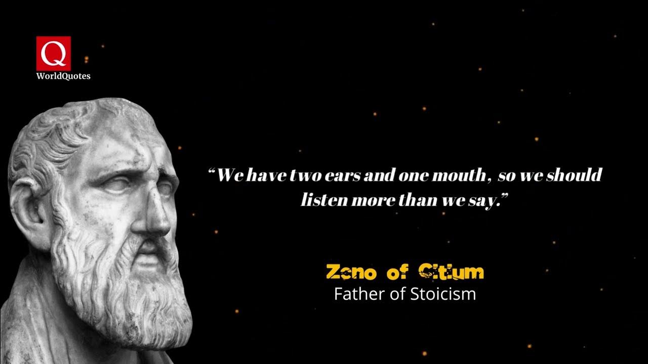 Zeno of Citium Father of Stoicism #quotes #philosophy #stoicism - YouTube