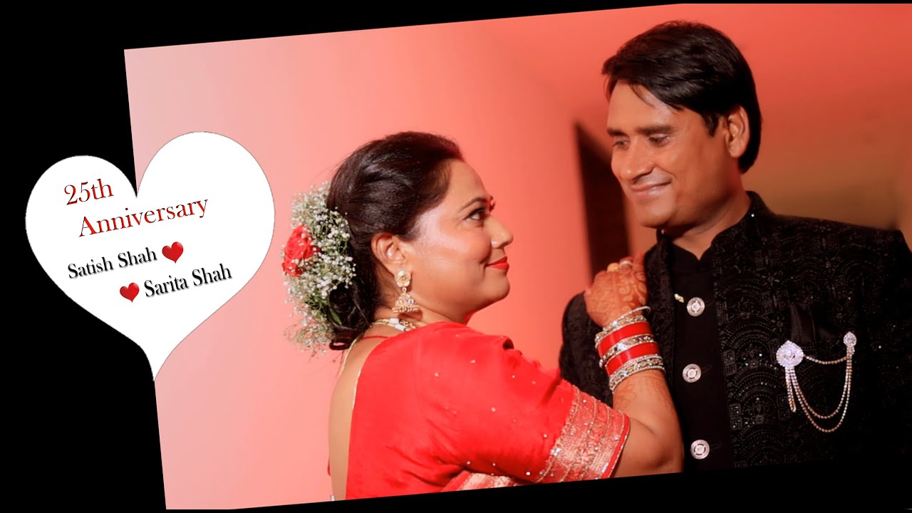 25th Anniversary // Satish Shah & Sarita Shah //Mahak Photography ...