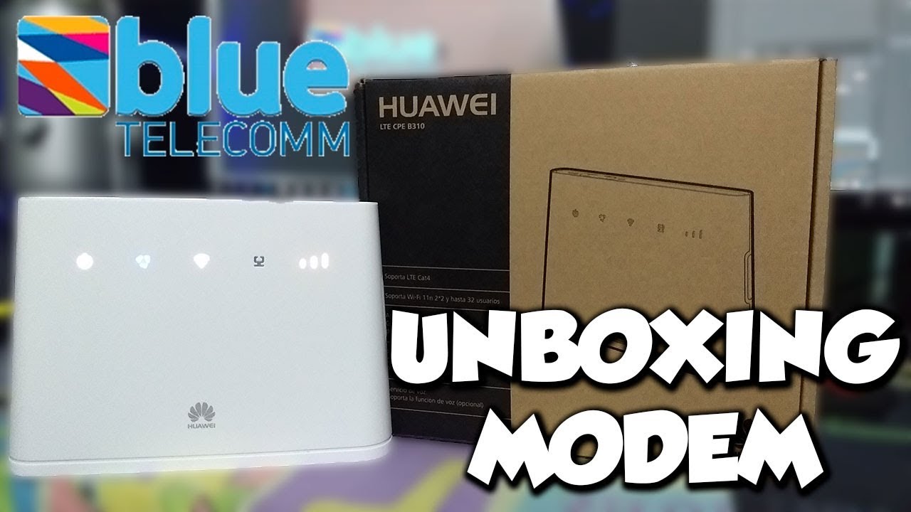 BLUE TELECOMM | INTERNET INALAMBRICO | UNBOXING MÓDEM | - YouTube