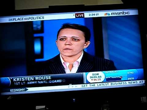 Kristen Rouse on MSNBC talks about Vetrans for Afghanistan - YouTube