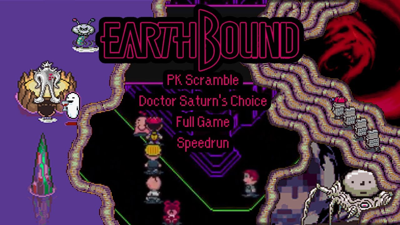 EarthBound PK Scramble Doctor Saturn's Choice Full Game speedrun (Randomizer) - YouTube