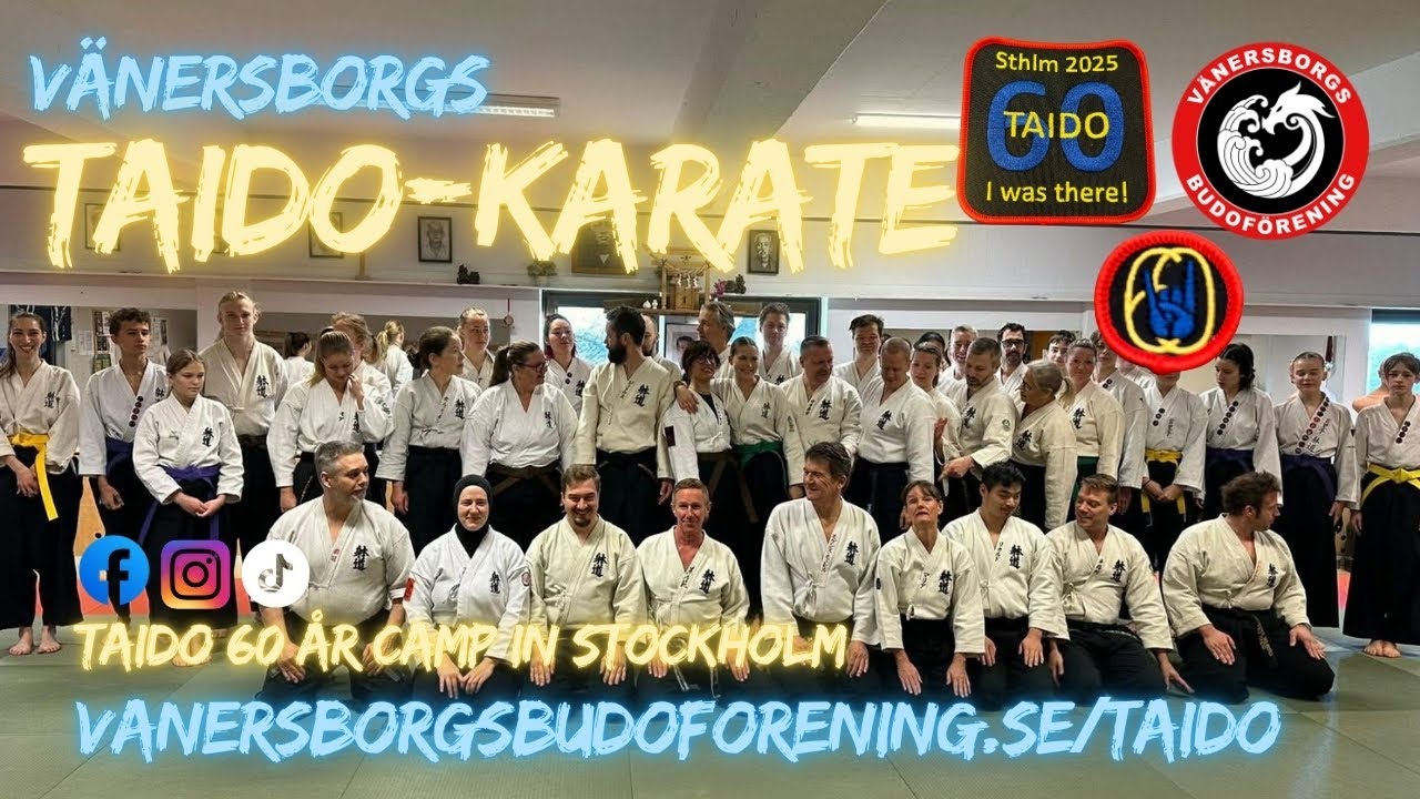 Taido 60 år camp in Stockholm #taido #karate #camp @VanersborgsTaido ...