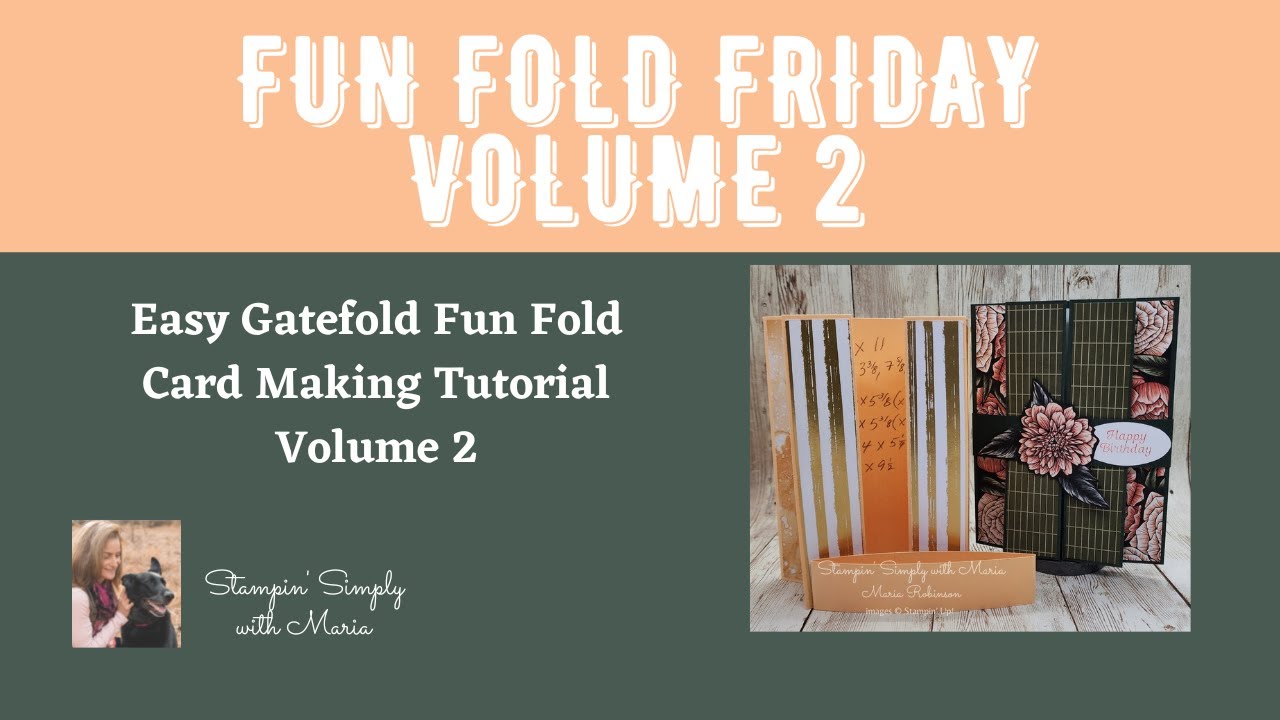 Fun Fold Friday Gatefold Card Tutorial Volume 2 - YouTube