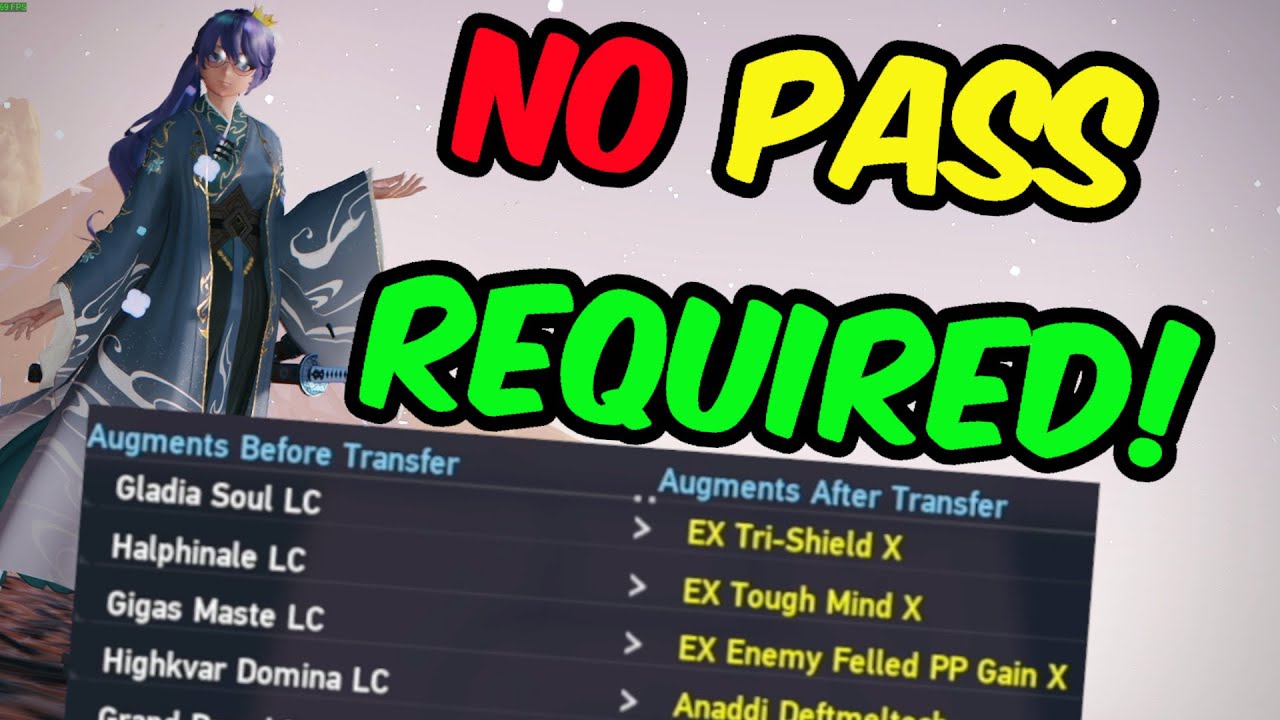 [PSO2:NGS] Transferring Augments WITHOUT A PASS! - YouTube