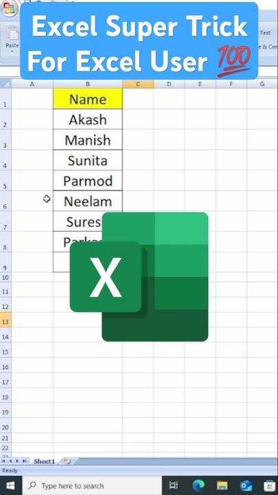 Excel Super Trick For Excel User🤫||Advance Excel🔥||#shorts #excel #exceltips #education # ...