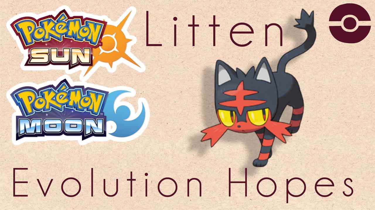 Alola Region Starter Evolutions | LITTEN - YouTube