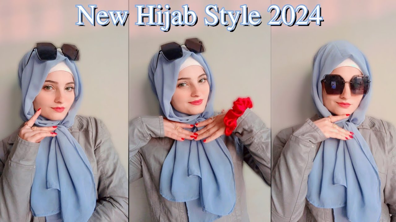 New Hijab 2024 | hijab styles 2024 || hijab with glasses | stylish ...