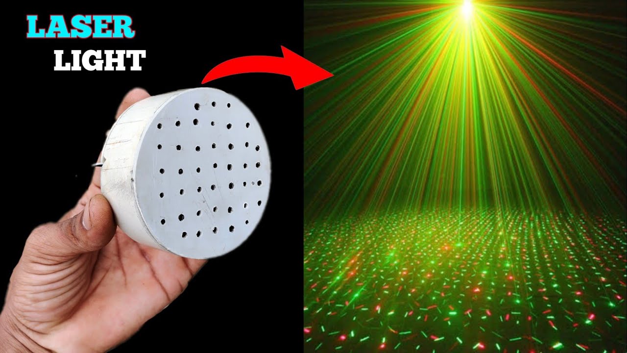 How To Make Laser Light At Home || LED Light For Diwali Decoration ...