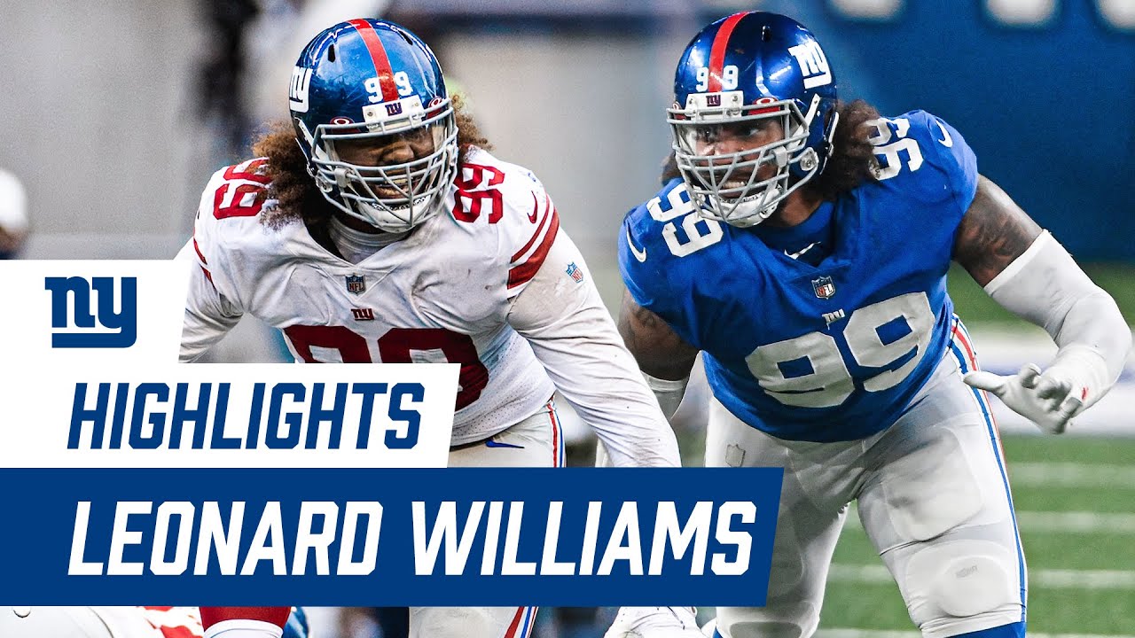 Top Highlights from Leonard Williams' 2020 Season | New York Giants ...