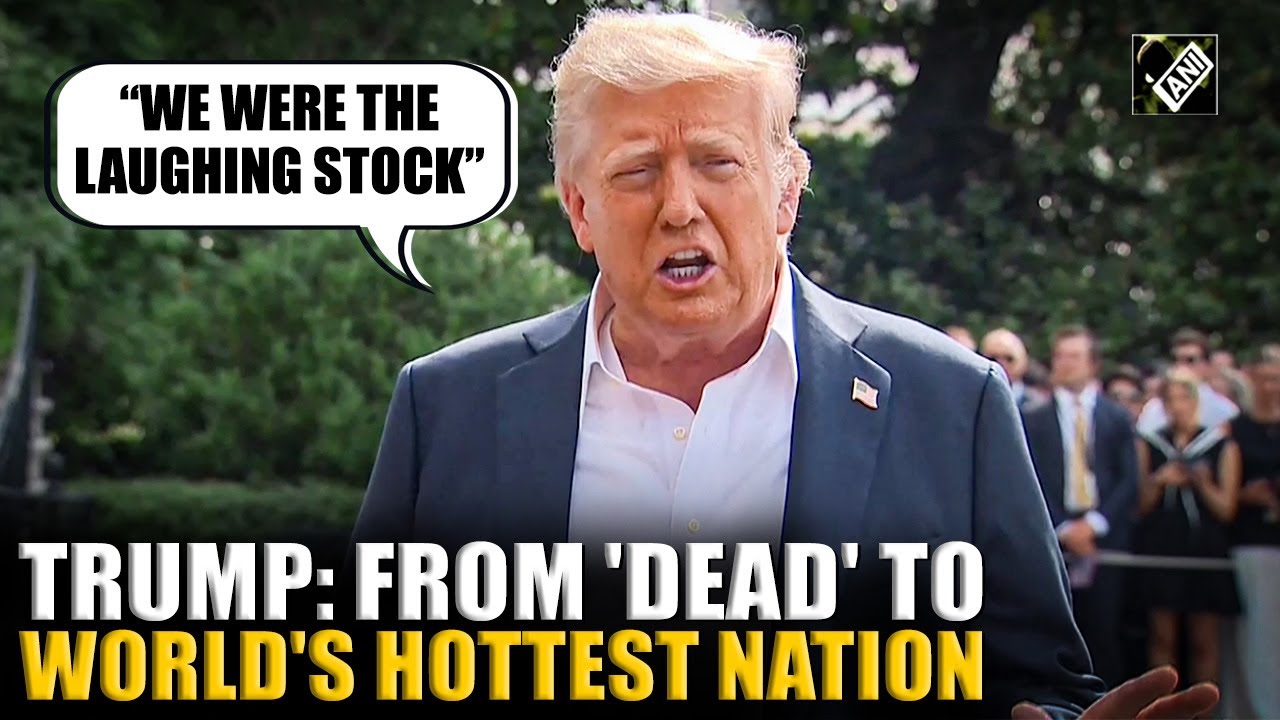 US President Trump says U.S. was once a "dead country," now it's the ...