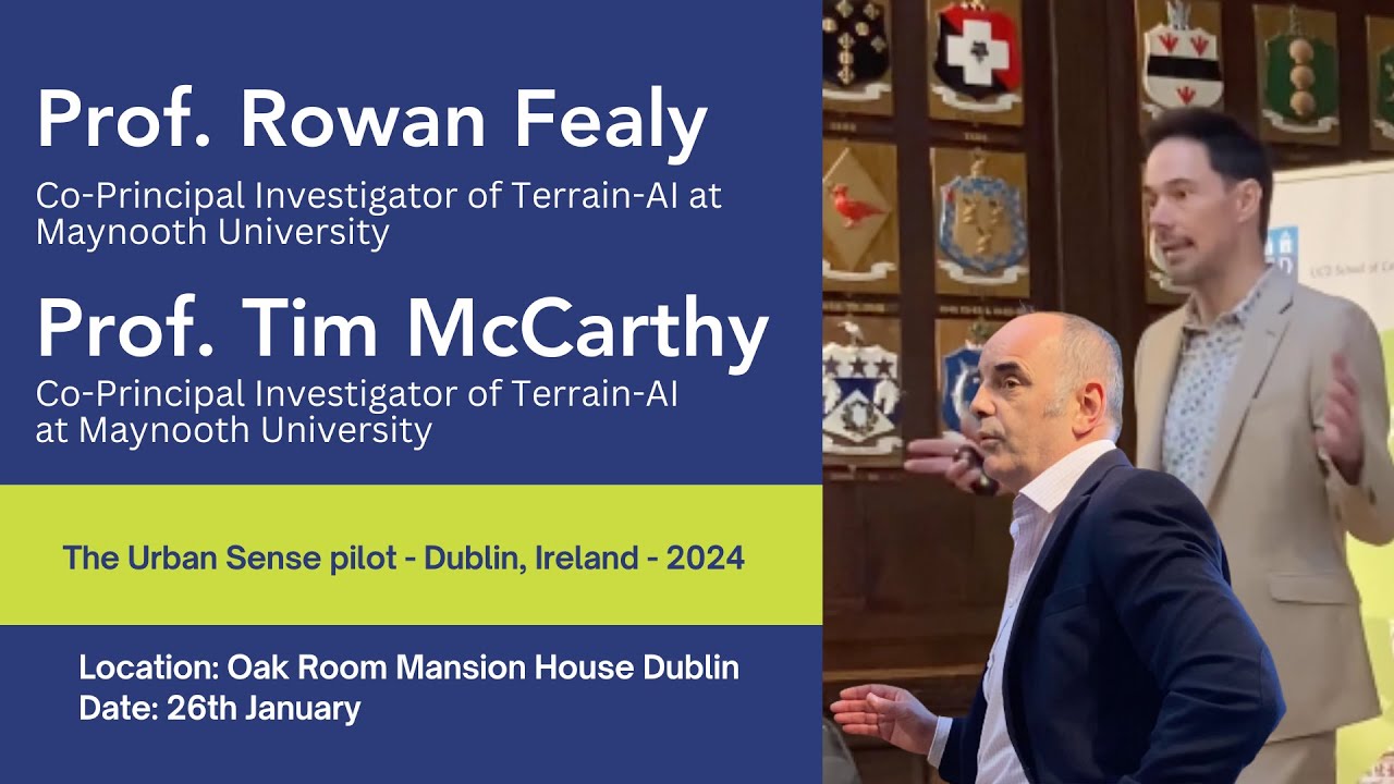 Prof. Rowan Fealy and Prof. Tim McCarthy at the launch of the Urban ...