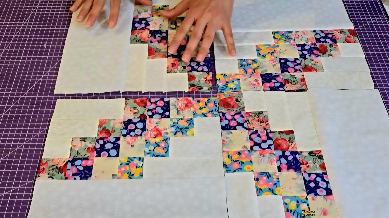 Super Simple Strips Quilting With a Surprisingly Amazing Results - YouTube