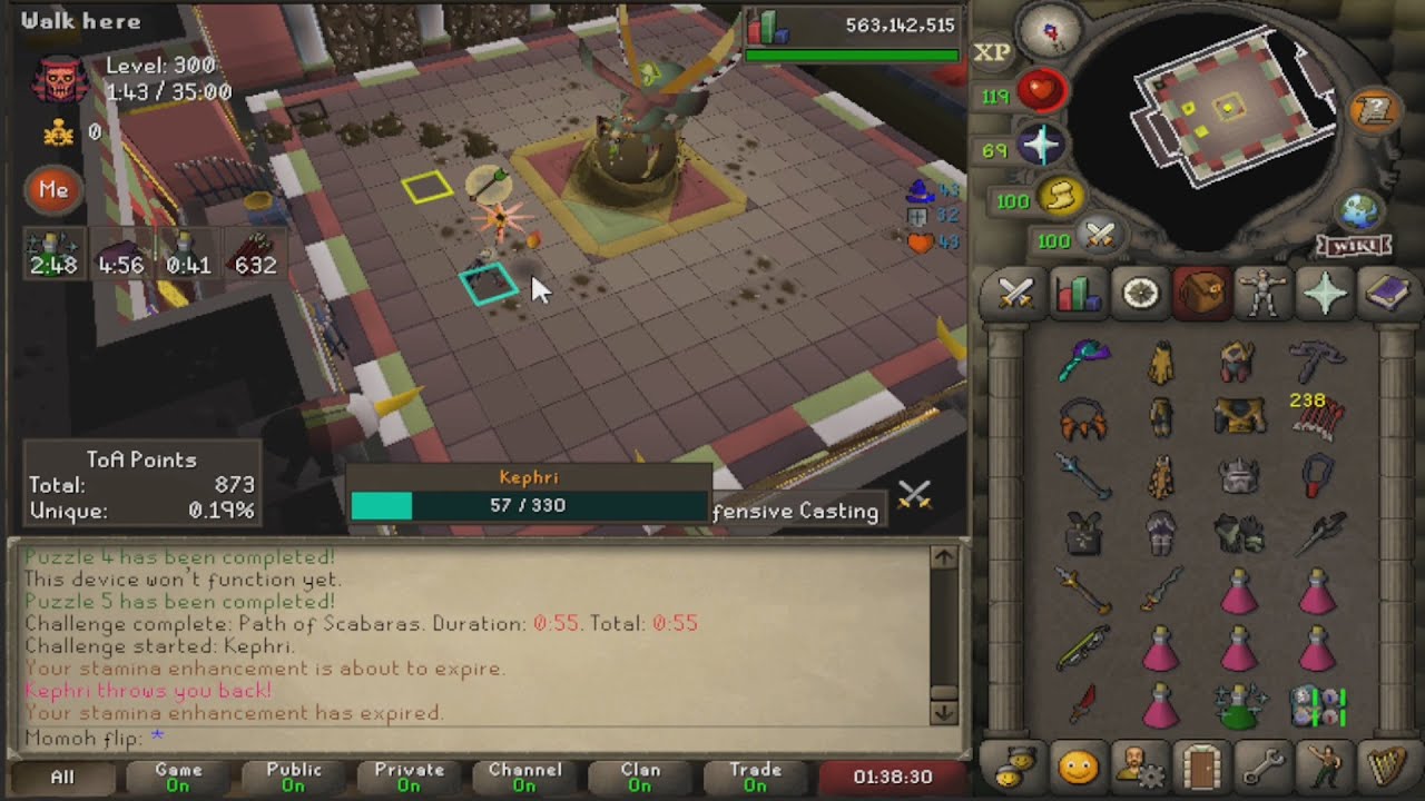 Kephri (ToA) DPS Analysis- Shadow/Fang/Keris Breaching(DPS calcs in ...