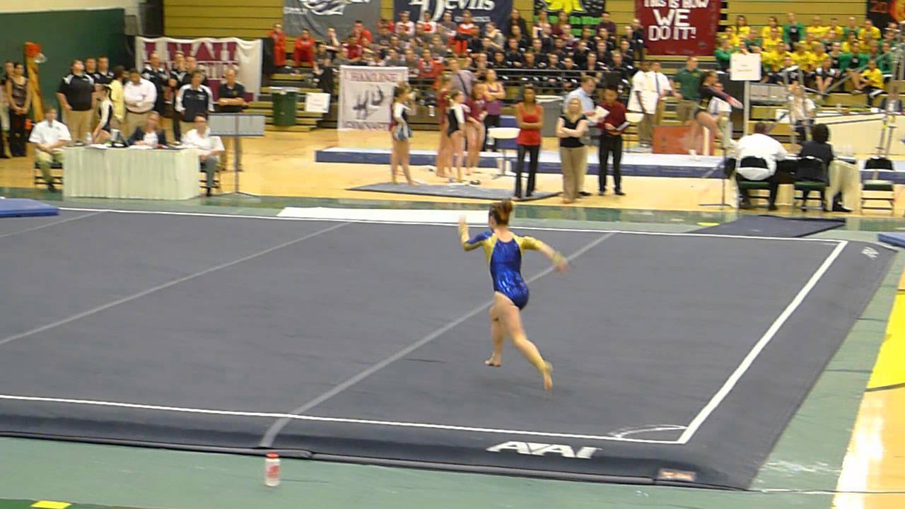 Kay's floor: 2012 DIII Gymnastics Nationals - YouTube