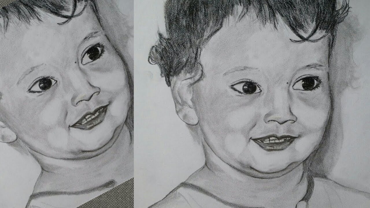 How to draw cute face || drawing of face step by step for Beginners ...