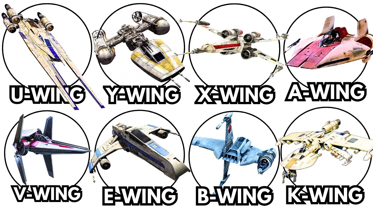 The Insane Designs of the Rebel Starfighters - YouTube