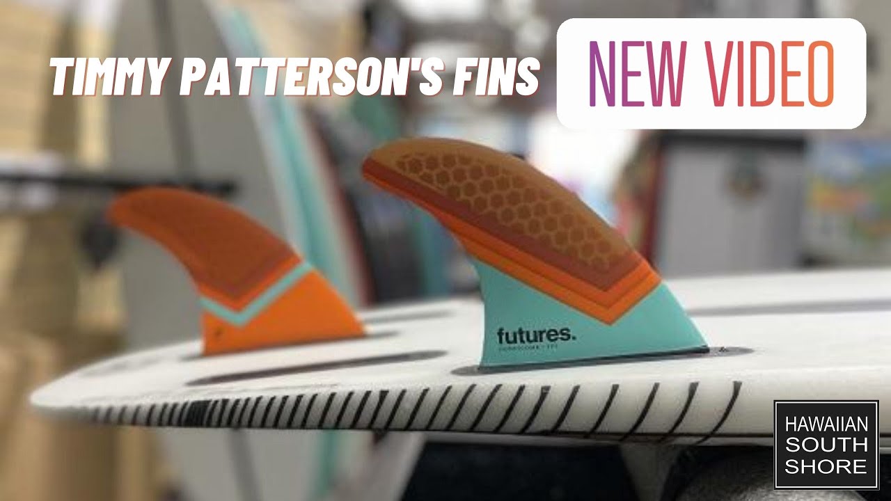 Futures Fins Timmy Patterson's TP1 Honeycomb Large Thruster - YouTube
