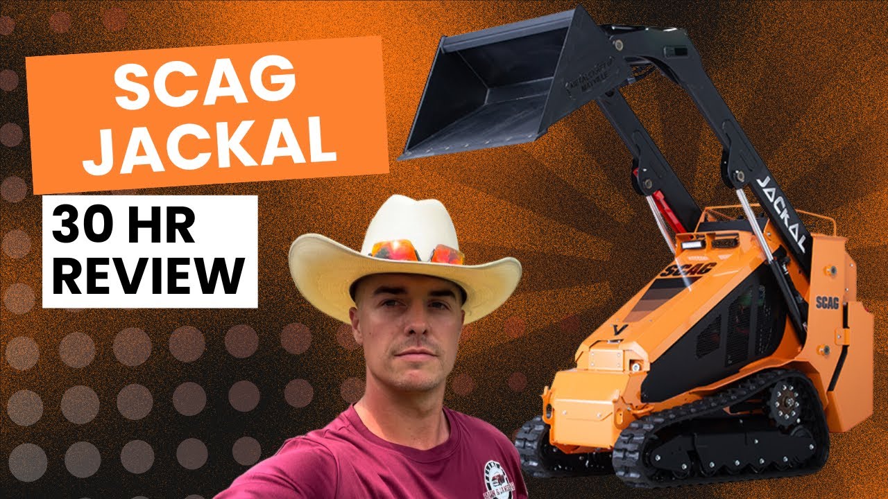 Scag Jackal Mini Skid Steer - 30 Hour Review - YouTube