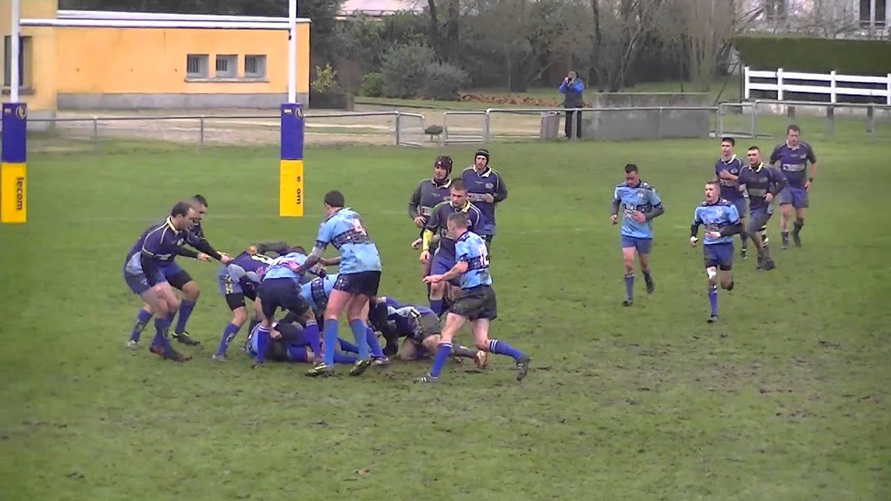 Rugby Sully sur Loire vs AS Salbris le 31.01.2016 - YouTube