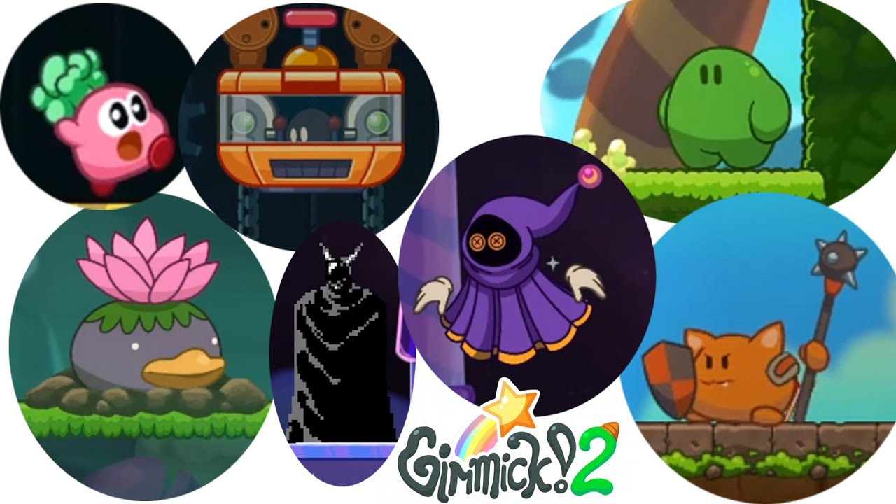 Gimmick! 2 ALL BOSSES & Ending - YouTube