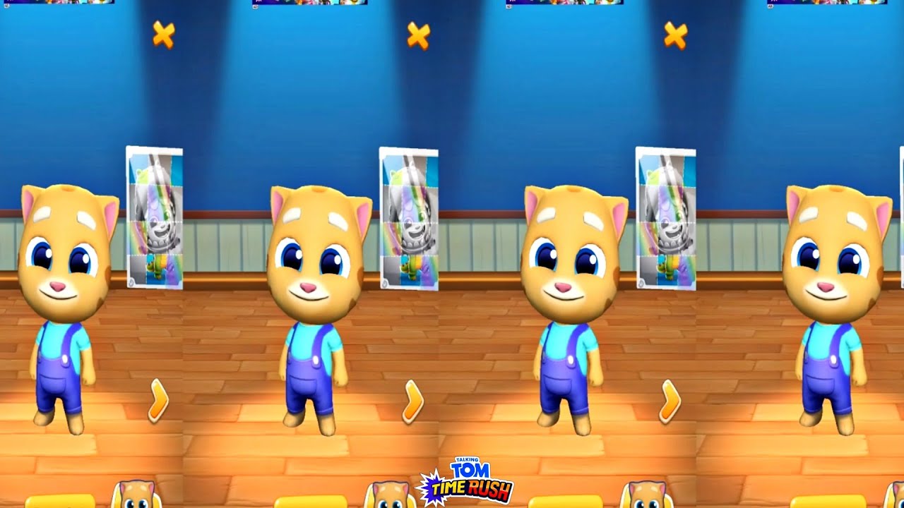 Talking Tom:Time Rush. New Adventures of. Running in Time - Ginger ...