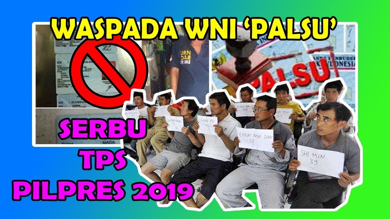 AAWWAASS ! GENDRUWO WNA CHINA PAKAI KTP PALSU UNTUK NYOBLOS ! REZIM ...