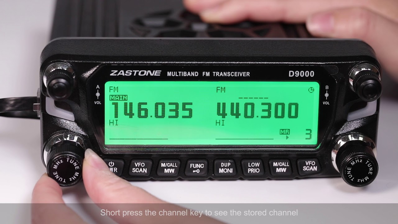 Setting of automatic reply. Zastone D9000 transceiver - YouTube