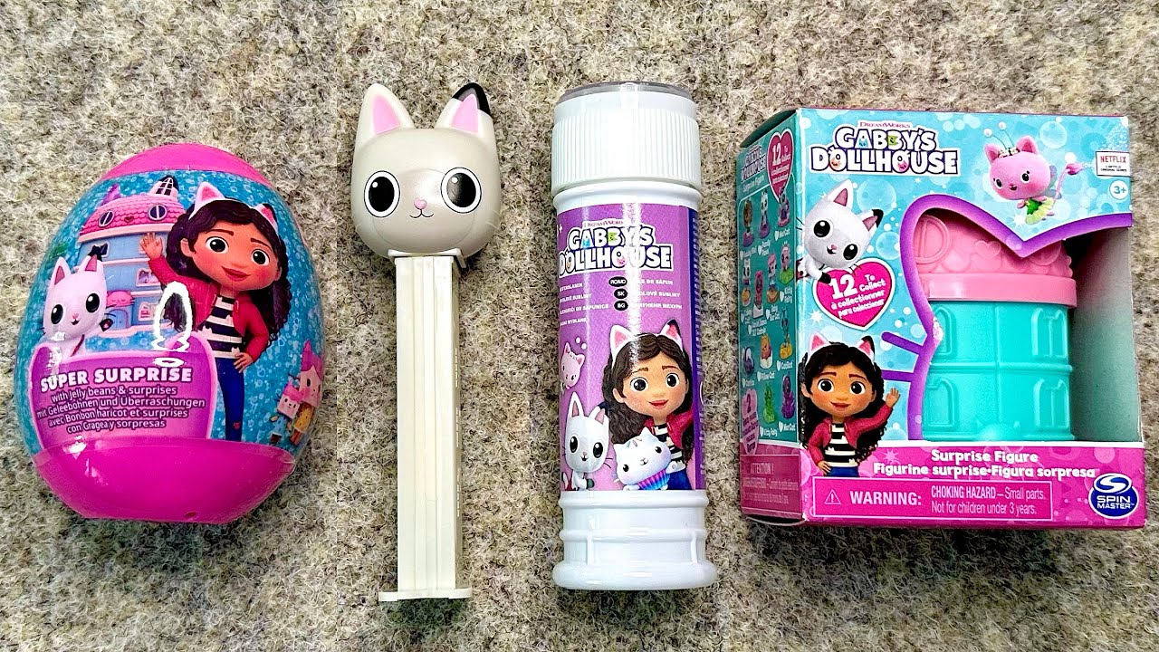 😍 GABBY‘S DOLLHOUSE satisfying Candy ASMR | Funny Sweets and Toys ...