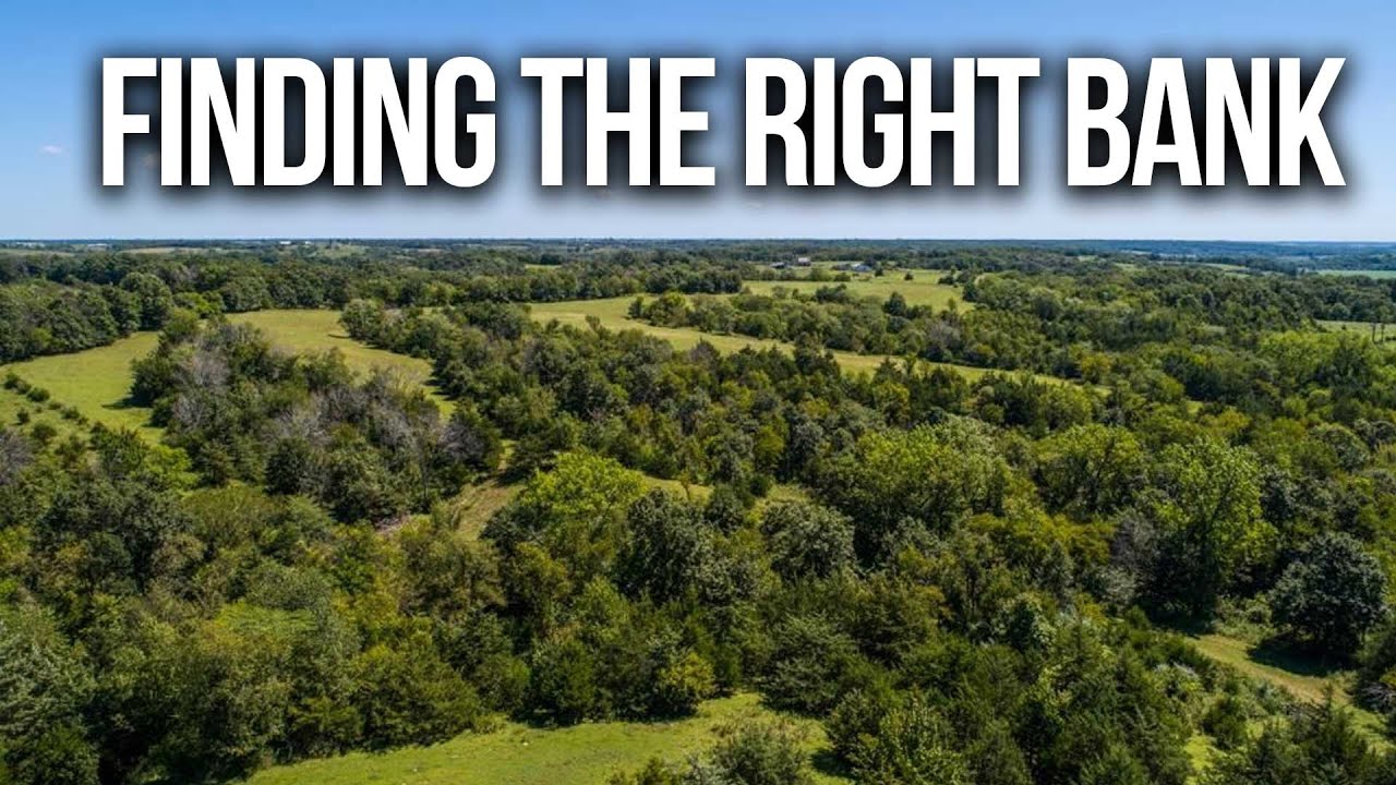 How To Find The Right Bank When Buying Land - YouTube