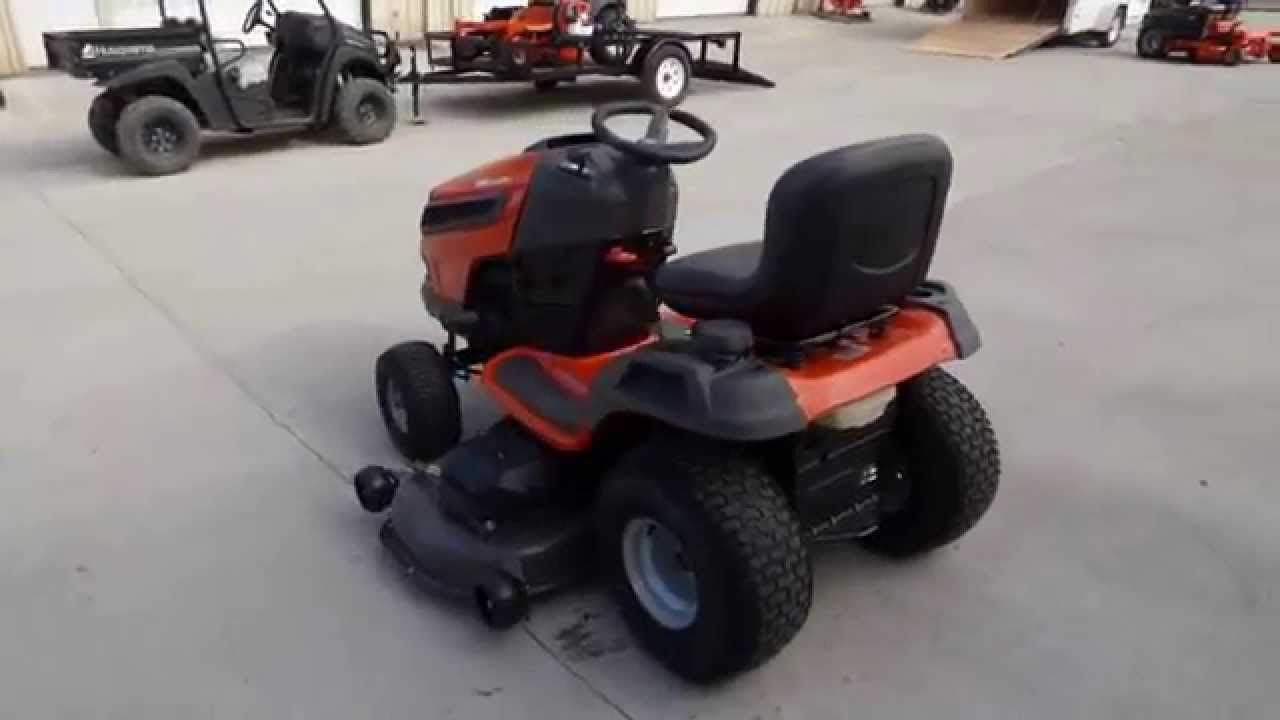 Husqvarna YTH24V54 54" Yard Tractor Lawn Mower with 24 HP Briggs ...