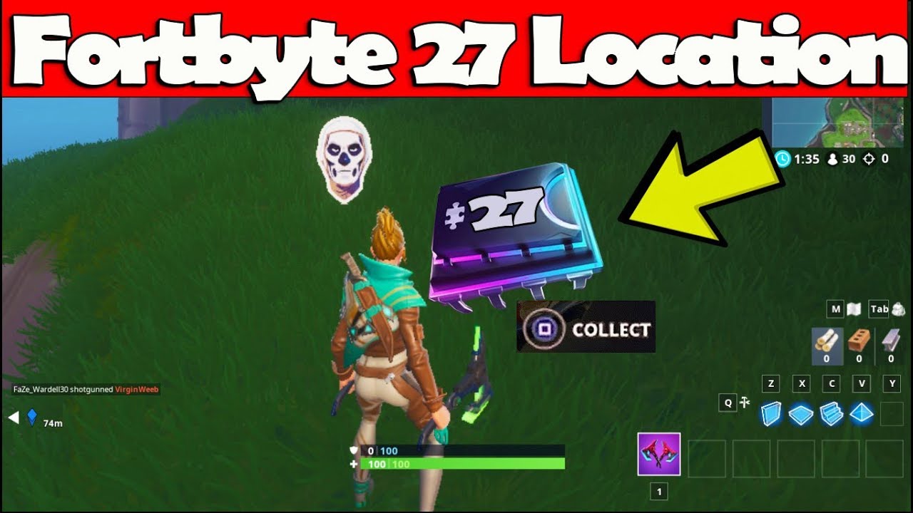 Fortbyte 27 Locations - Accessible by using the Skull Trooper Emoji at ...