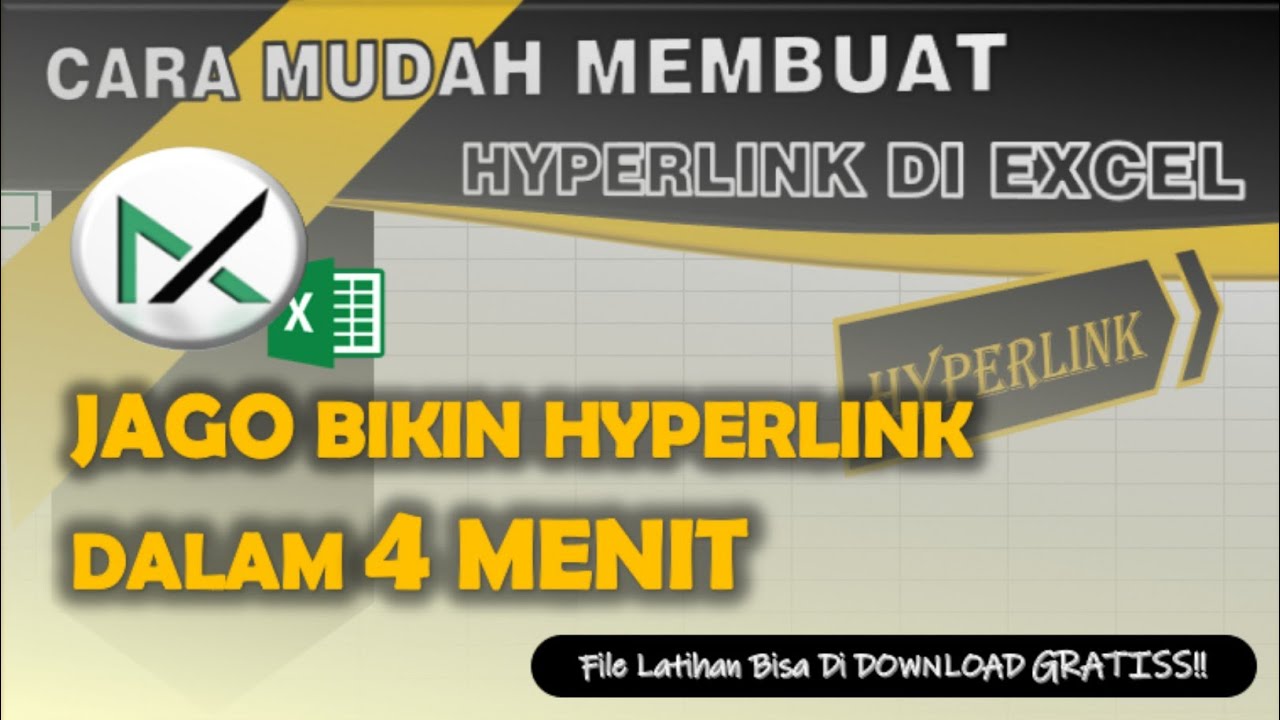 Cara CEPAT Dan MUDAH Membuat HYPERLINK Di Excel | Tips Bisa Excel ...