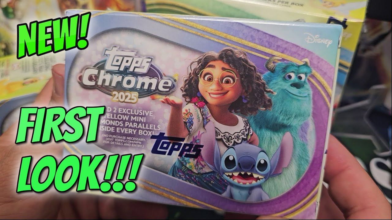 2025 Topps Chrome Disney Blaster & Mega Box Rip! - YouTube
