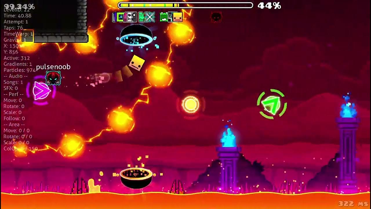 Dash in multiplayer mod globed| Geometry Dash 2.2 - YouTube