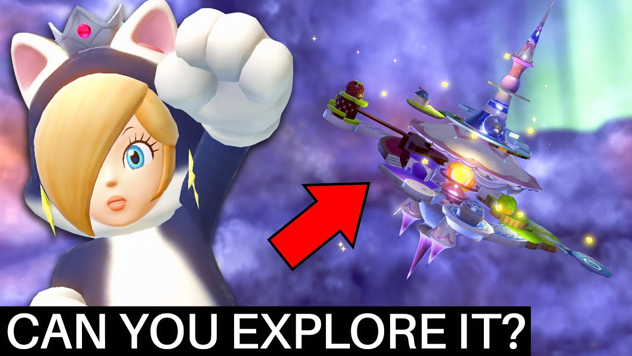 The Out of Bounds Comet Observatory in Super Mario 3D World - YouTube