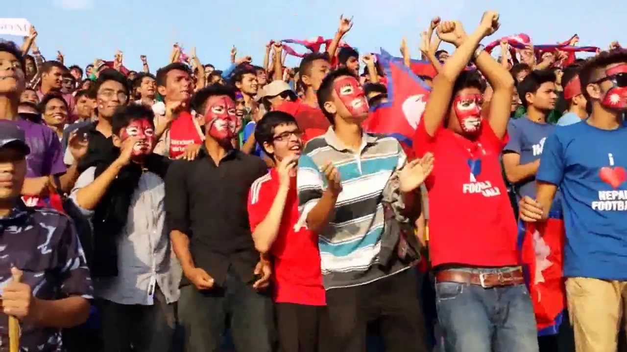 Nepali Fans Inside the Stadium: SAFF Championship 2013 - YouTube